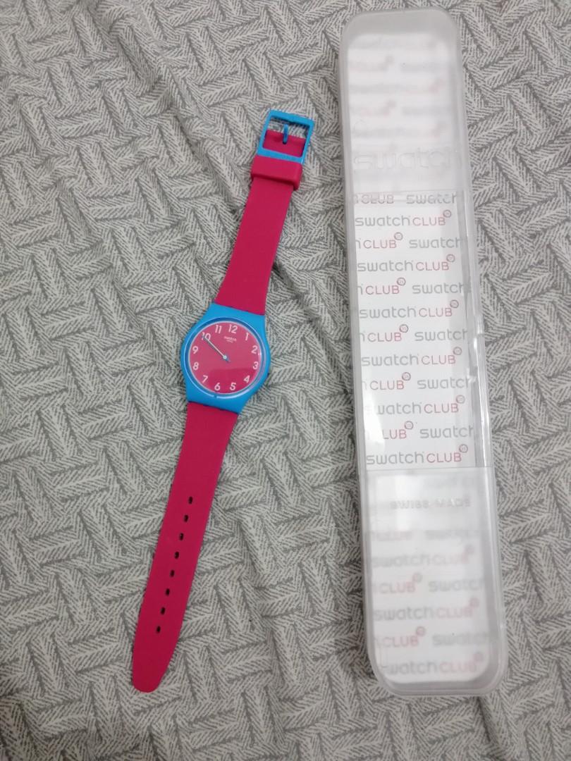 Authentic Vintage Swatch Watch Pink gs145, Women's Fashion, Watches ...