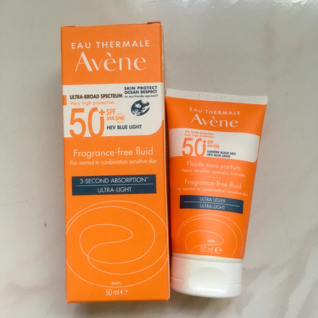 Avene Very High Protection Fragrance-Free Fluid SPF 50+, 50ml, Beauty ...