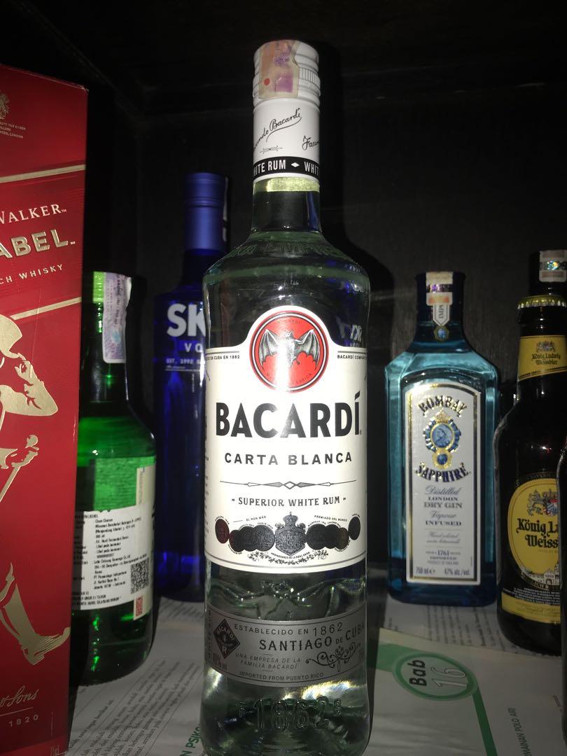 Bacardi Carta Blanca Superior White Rum 700ml - Bacardi Light Rum ...