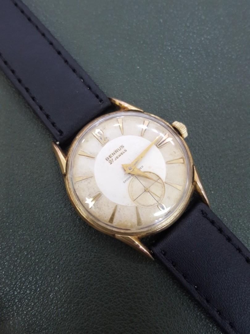 Benrus 21 Jewels Sub Second Dial Winding Vintage Watch, Luxury, Watches ...