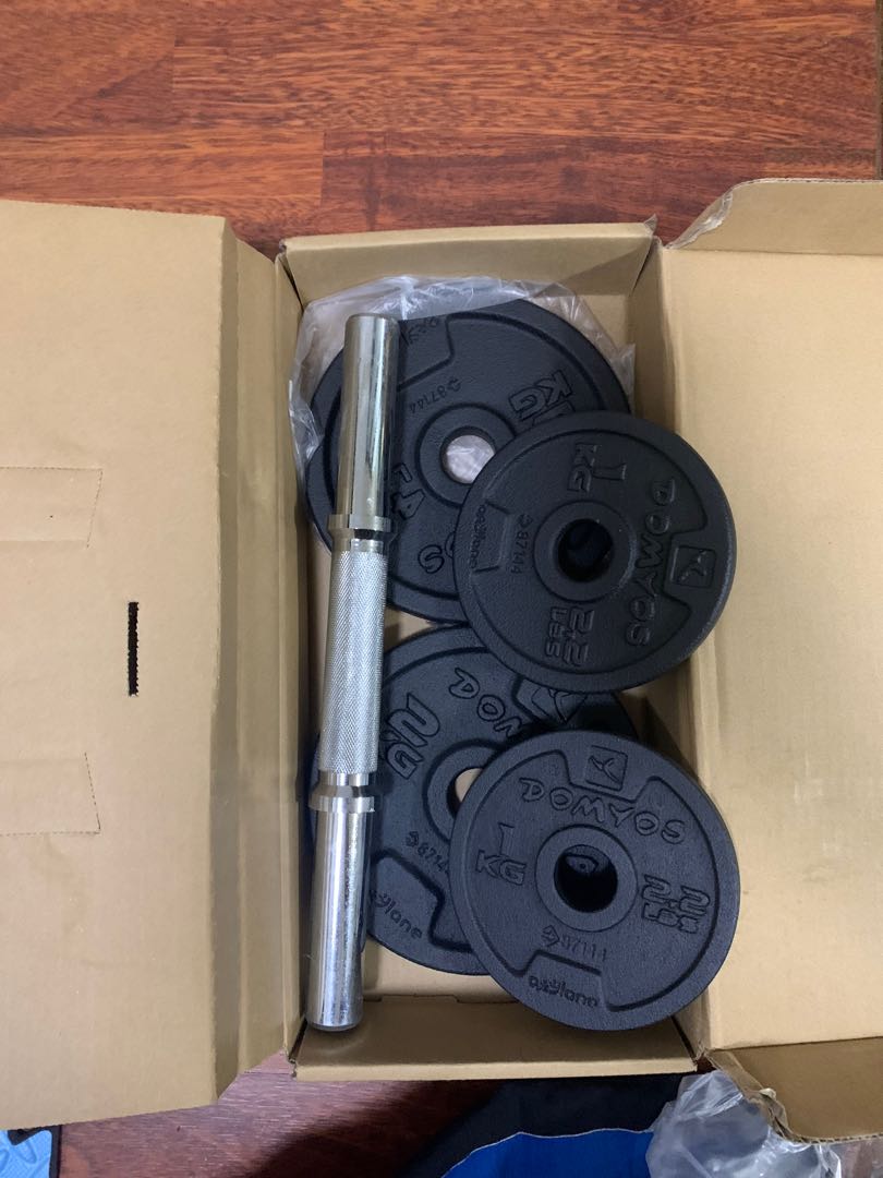 Body building kit 10kg, Sports Equipment, Exercise & Fitness, Weights ...