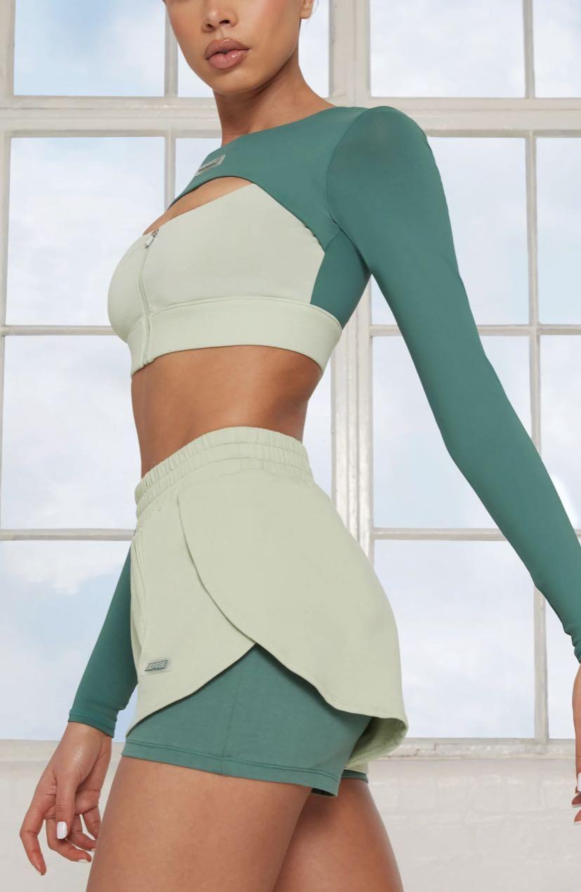 Bo+Tee Active Wear with Shorts, Women's Fashion, Activewear on Carousell