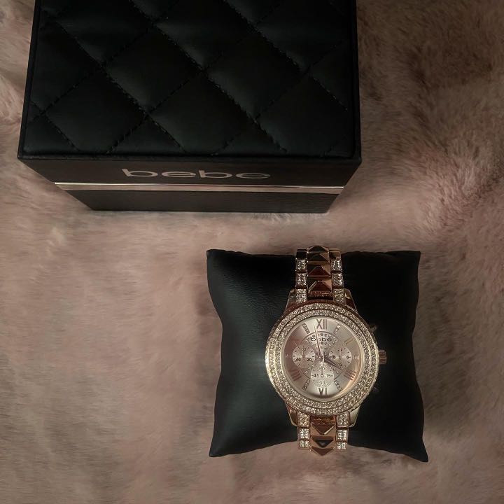 Brand New Bebe Watch in Rosegold, Women's Fashion, Watches ...