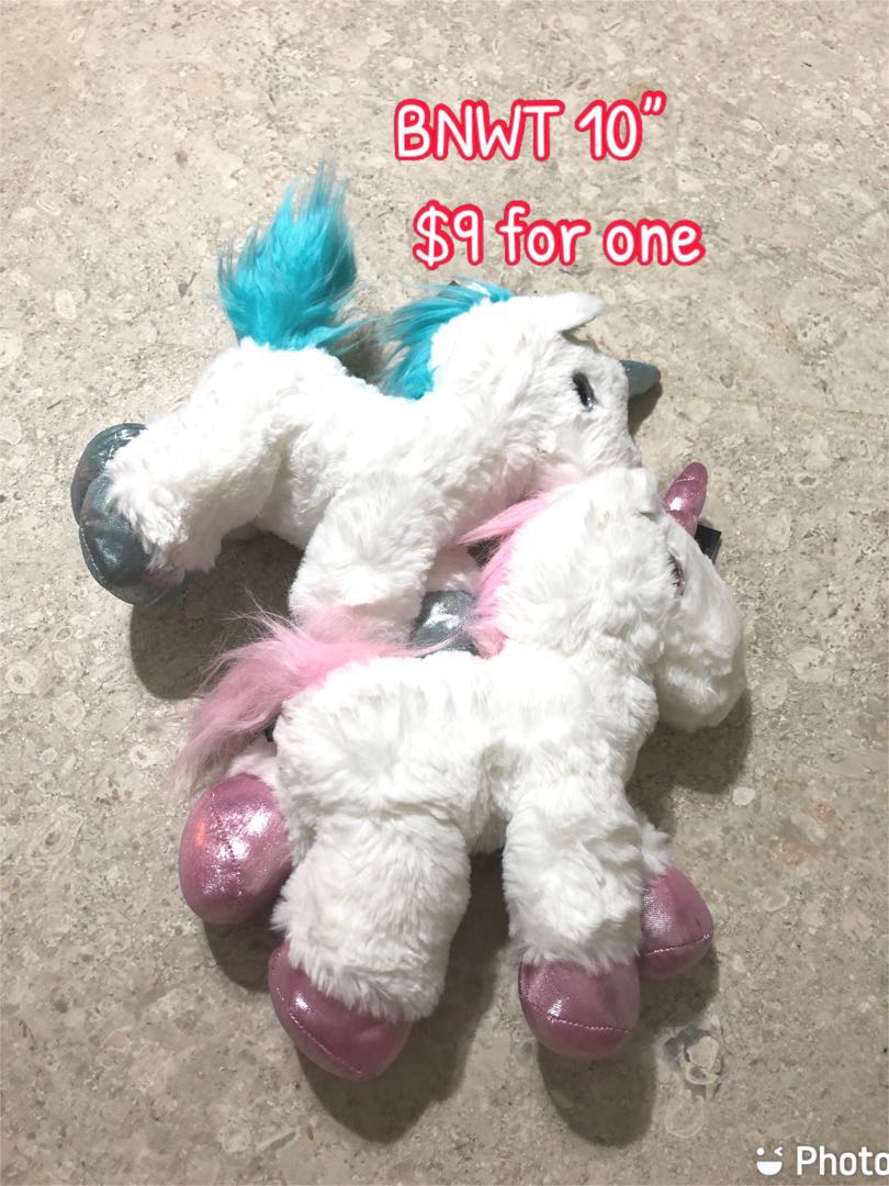 Brand new BN smiggle unicorn top shorts costume dress plush soft toy ...