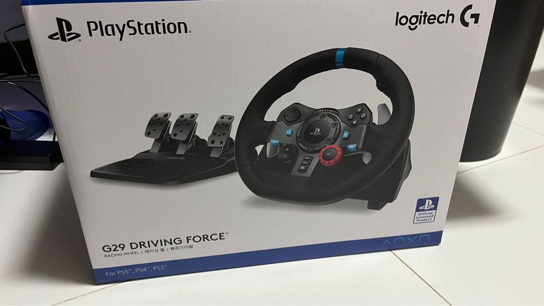 Brand new logictech g29 gaming steering wheel, Video Gaming, Gaming ...