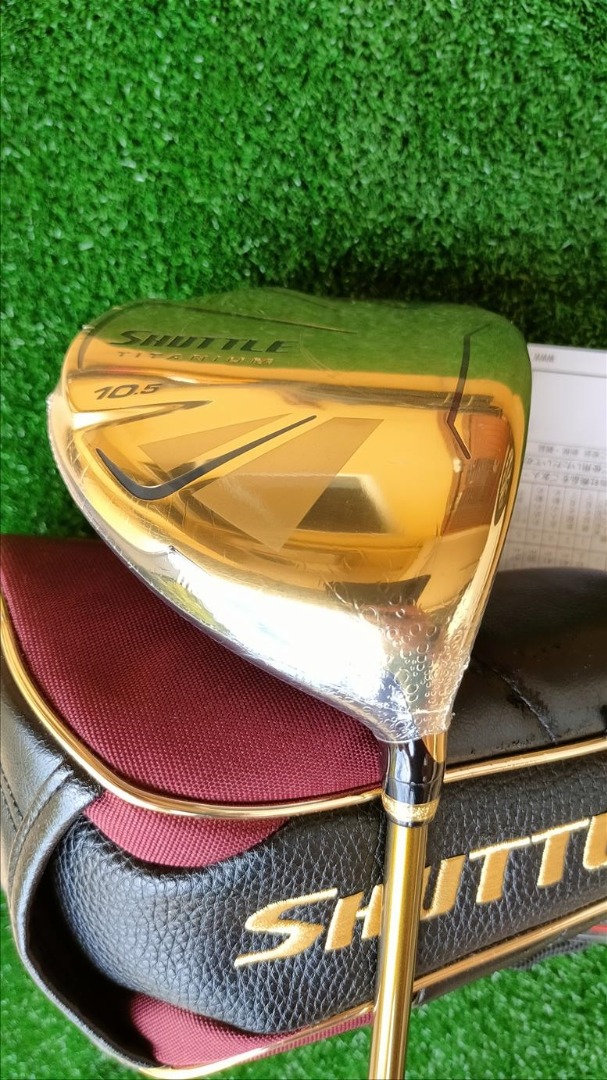BRAND NEW Maruman Shuttle Type-X Gold 10.5* Golf Driver Regular, Sports ...