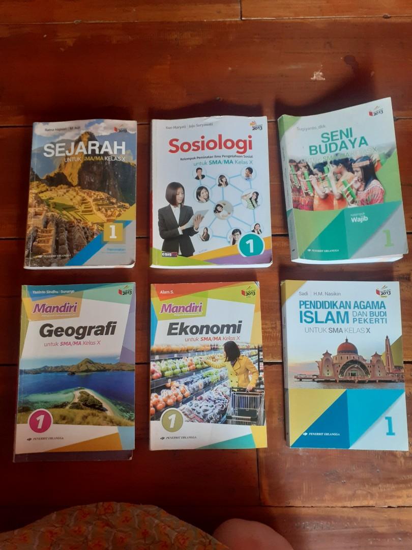 Buku sekolah SMA kelas 1 Penerbit Erlangga, Buku & Alat Tulis, Buku di ...