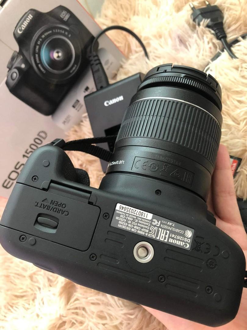 DSLR Canon EOS 1500D, Photography, Cameras on Carousell