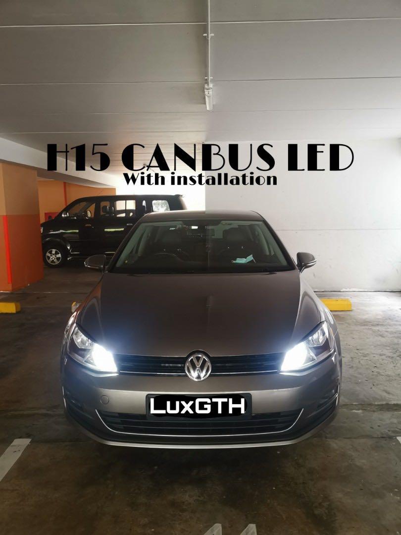 Car Daytime Running Light DRL Low High Dipped Beam Foglight Reverse ...