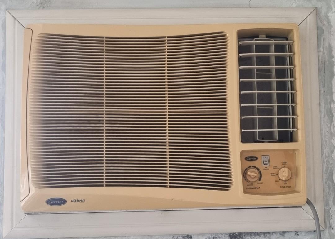 Carrier Window Type 1.5hp, TV & Home Appliances, Air Conditioning and ...
