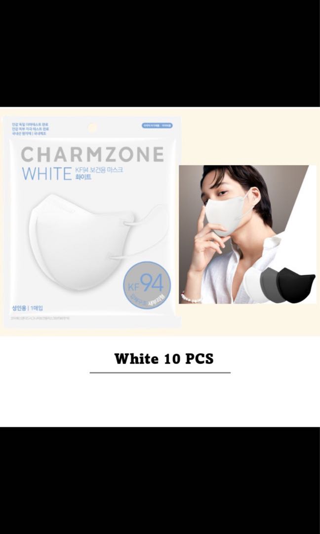 Charmzone KF94 4ply disposable mask, Health & Nutrition, Face Masks ...