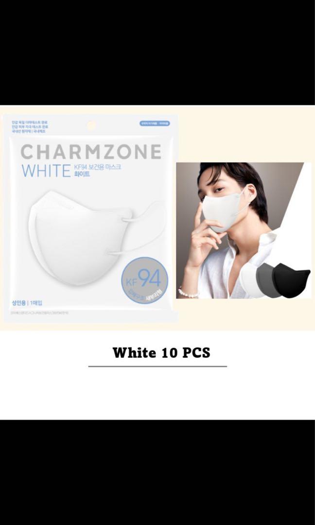 Charmzone KF94 4ply disposable mask, Health & Nutrition, Face Masks ...