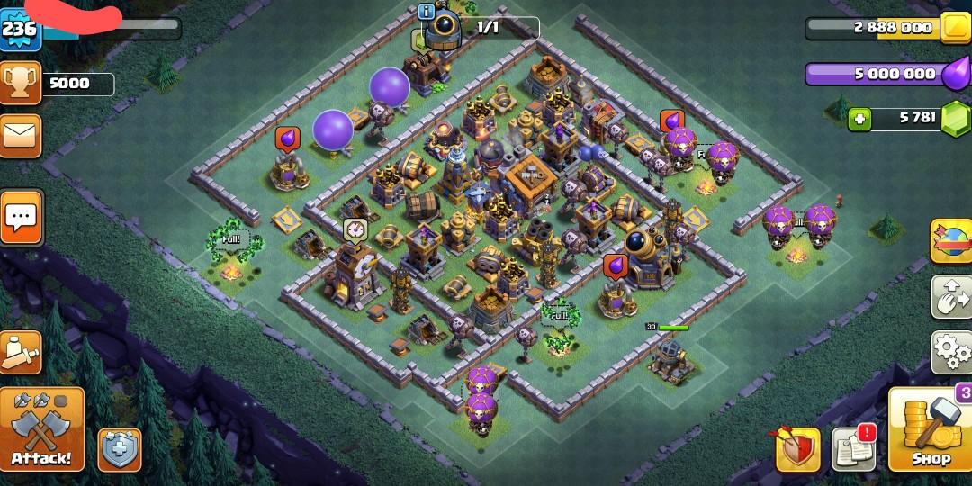 Clash of Clans Fully Maxed TH14, Video Gaming, Video Games, Others on ...