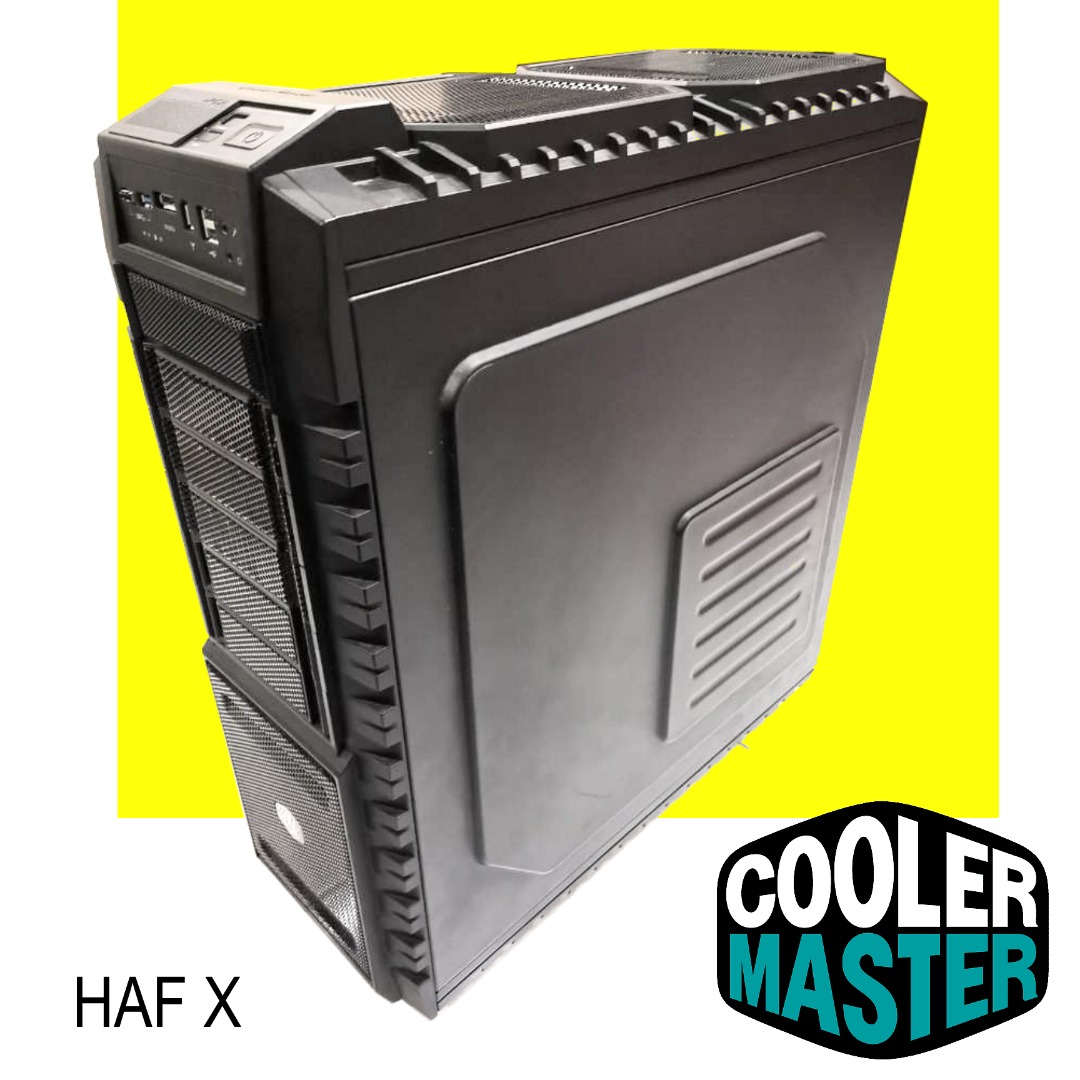 Cooler Master Case - HAF X EATX Full Tower (11 Bay), Computers & Tech ...