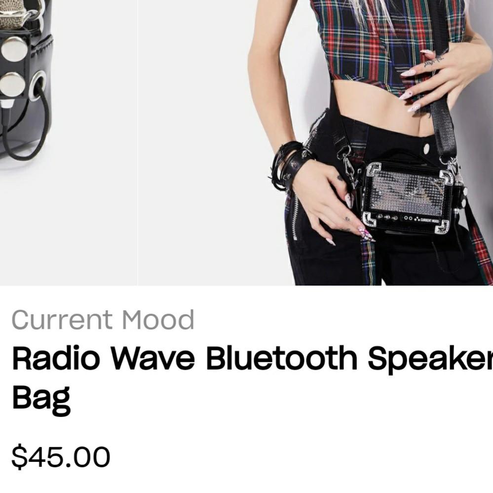 CURRENT MOOD Radio Wave Bluetooth Speaker Purse / Shoulder Bag, Women's ...