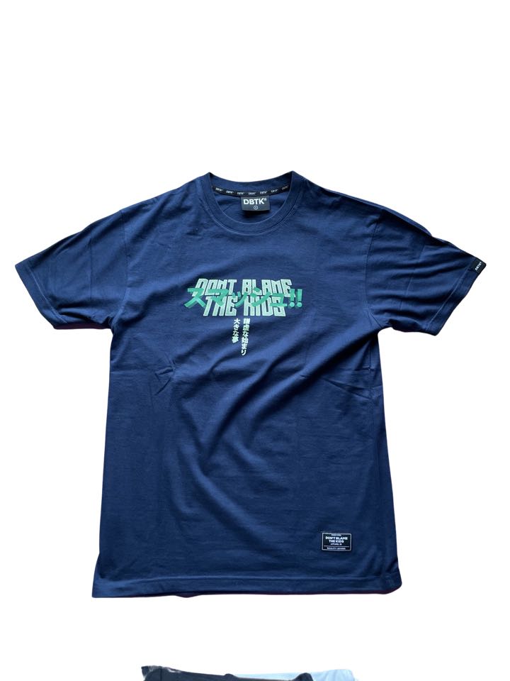 DBTK Smash Navy Blue Small, Men's Fashion, Tops & Sets, Tshirts & Polo ...