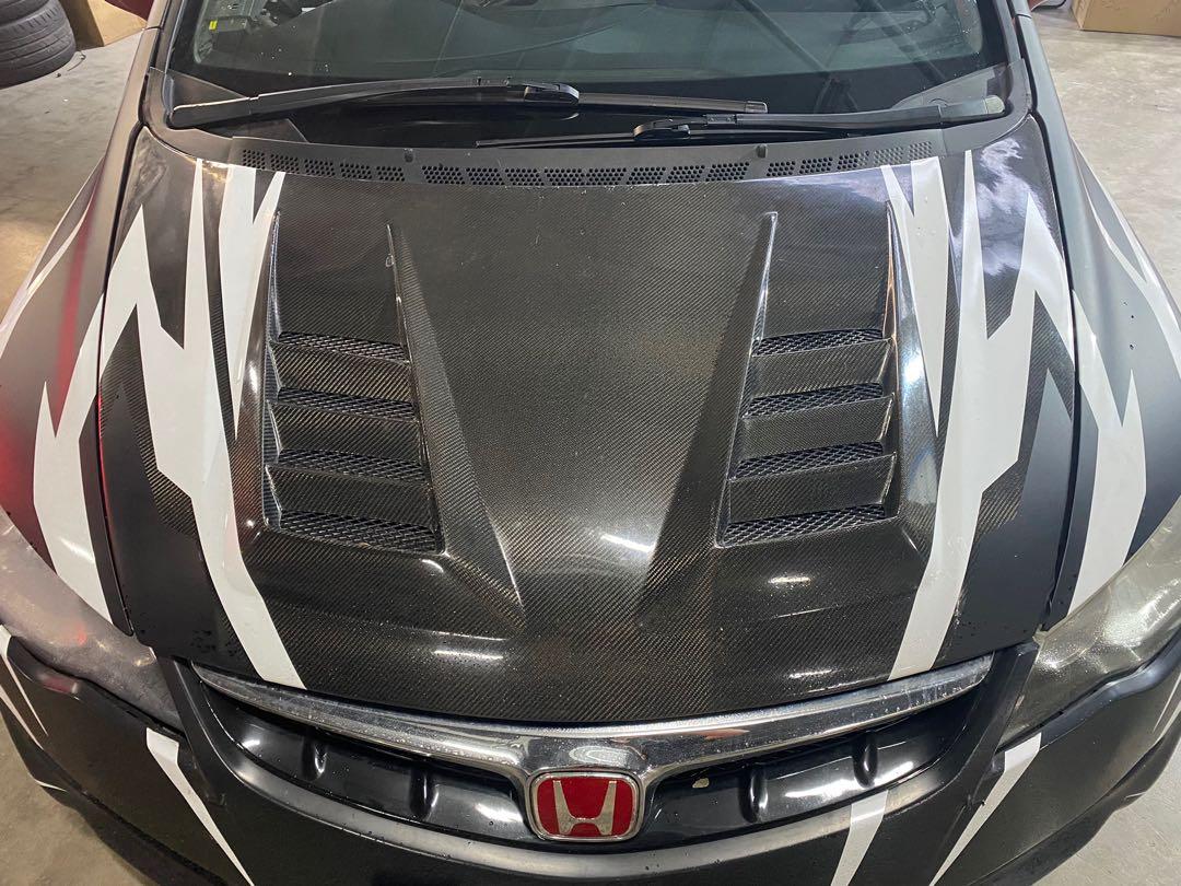 Dekit Sales Honda Civic FD2A FD FD1 FD2 FD3 FD4 cf js bonnet, open pod, Ultra racing anti roll ...