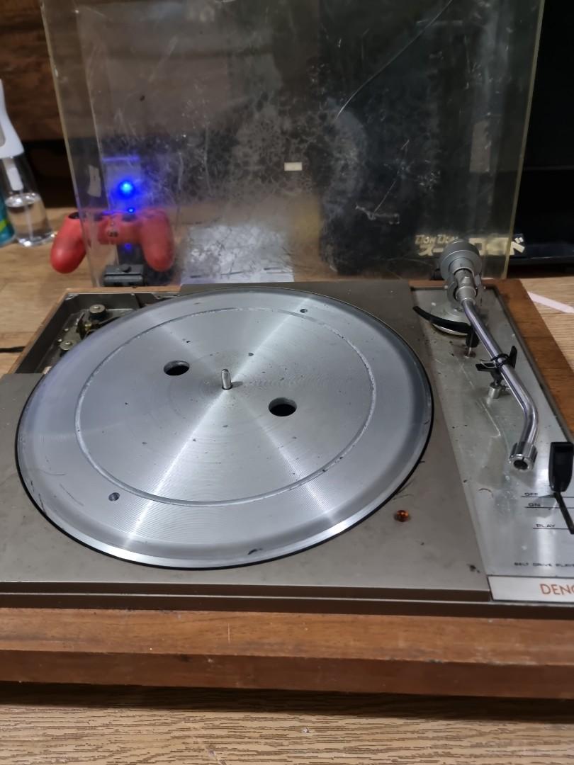 VINTAGE TURNTABLE PLAKA DENON BELT DRIVE PLAYER MTP-702Z no power ...