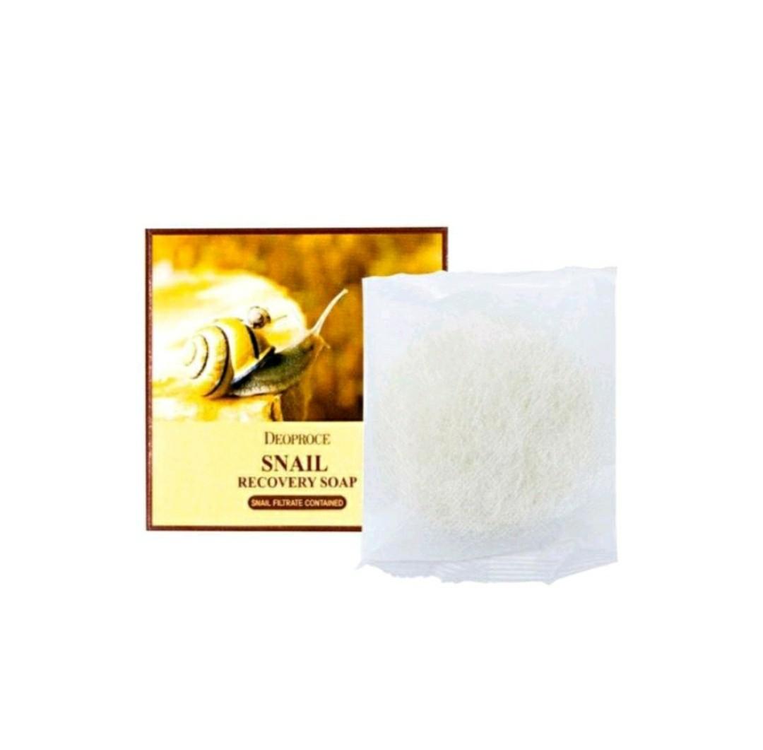 Deoproce Soap Argan Oil / Snail Recovery / Black Garlic Soap 100g ...