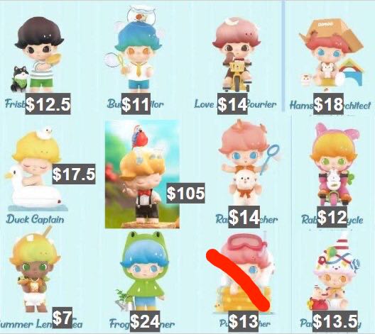 Dimoo Pet Vacation Figurines and Secret Chaser, Hobbies & Toys, Toys ...