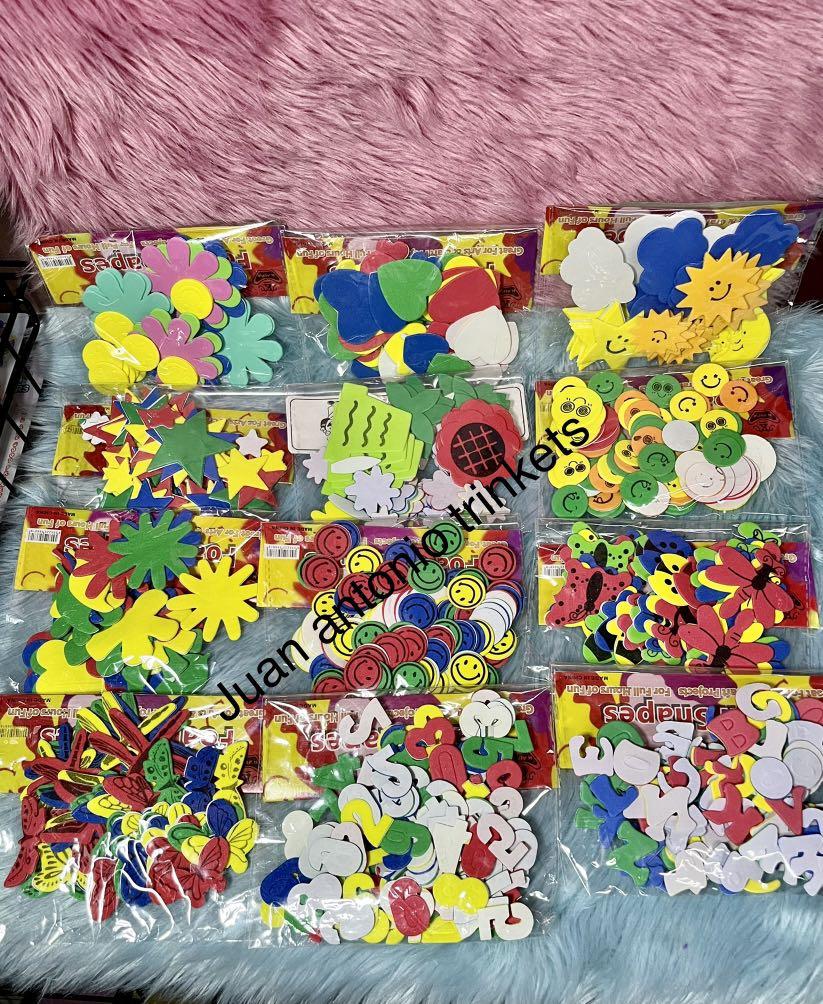 DIY Craft Foam Sticker Shapes ScrapBooking, Hobbies & Toys, Stationary ...