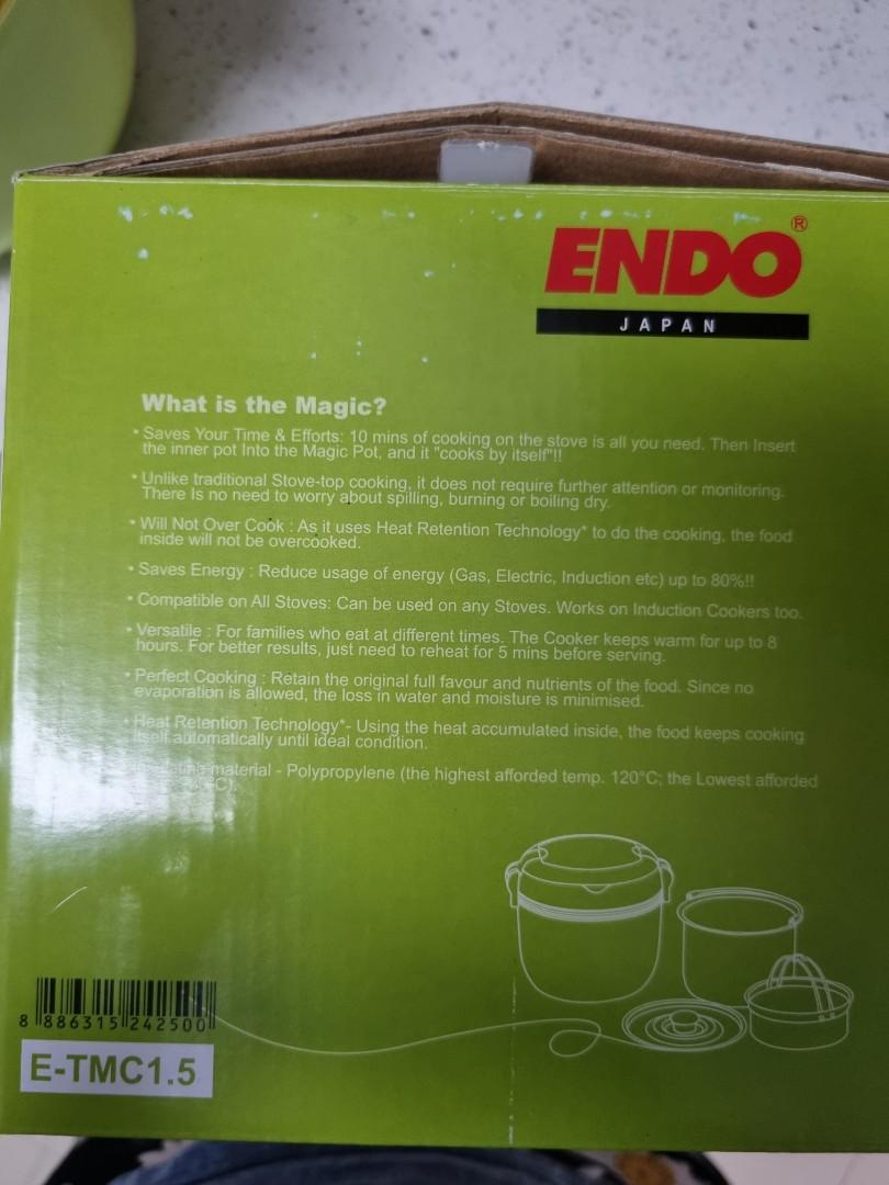 Endo Thermal Magic Cooker 1.5Litre, TV & Home Appliances, Kitchen ...