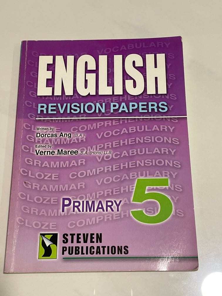 English Revision Papers Primary 5, Hobbies & Toys, Books & Magazines ...