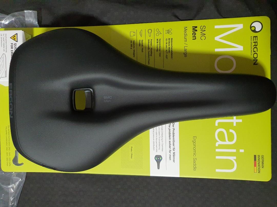 Ergon SMC men saddle Medium / Large size, Sports Equipment, Bicycles & Parts, Parts ...