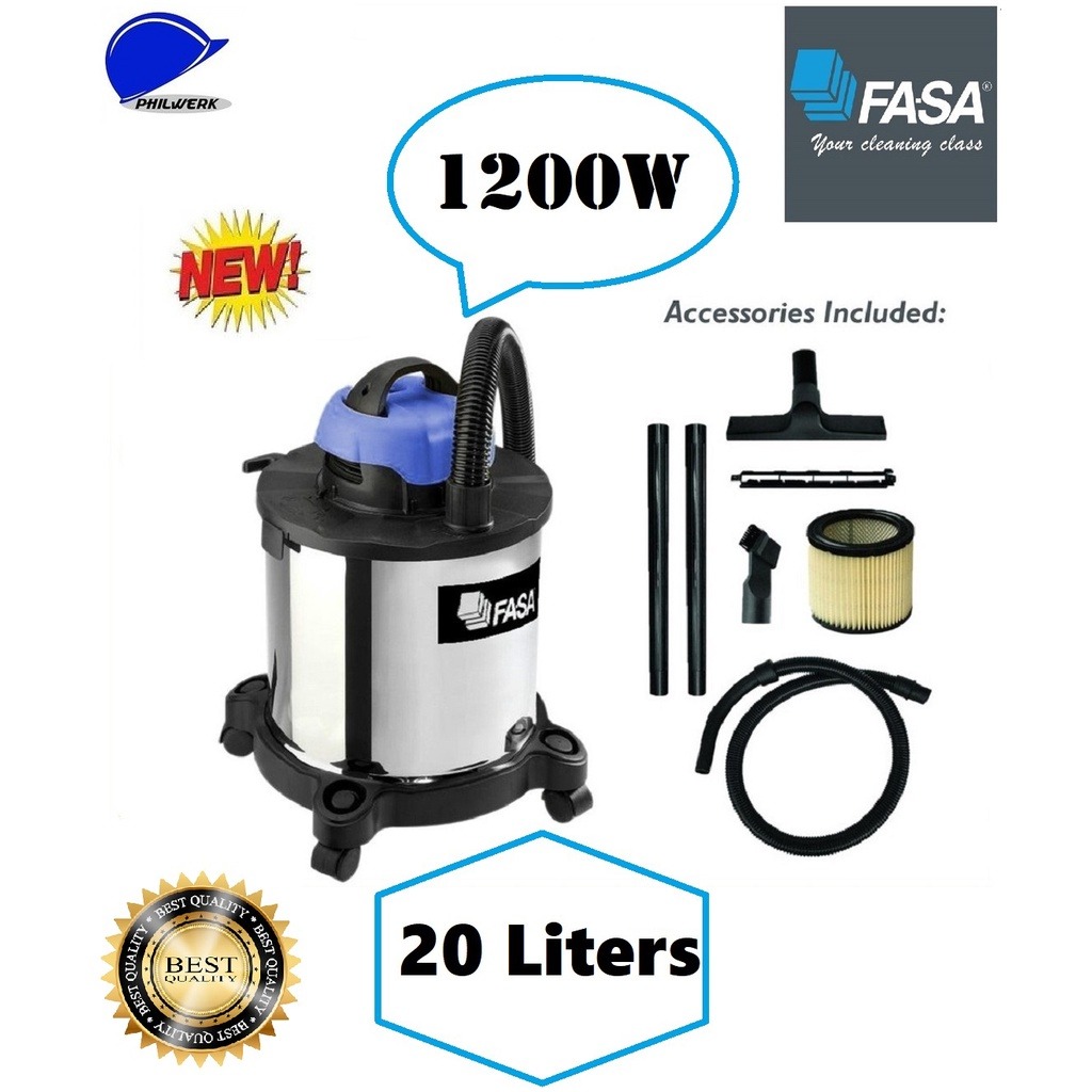 FASA Wet and Dry Vacuum Cleaner (FVC 20 XT), Commercial & Industrial, Construction Tools ...