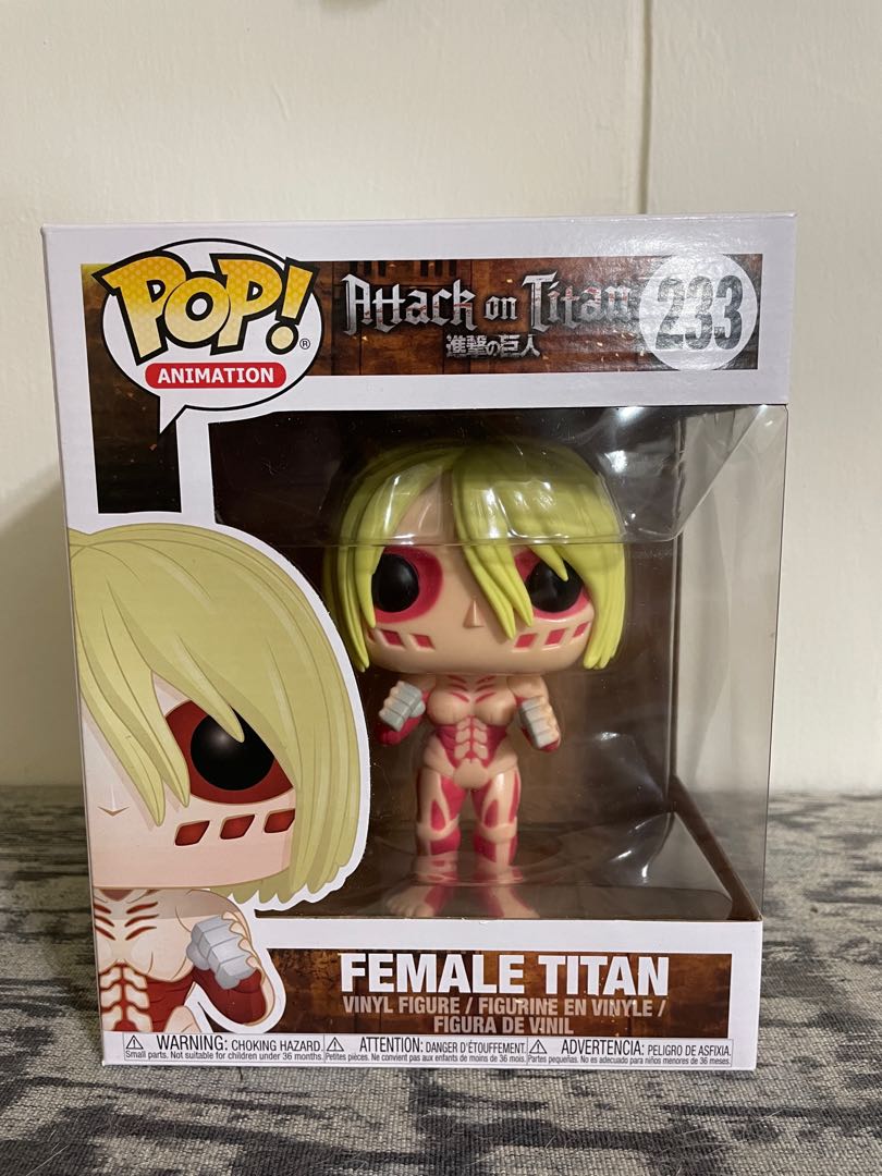 Female Titan 6 Inch Funko Pop [x2 Available], Hobbies & Toys, Toys & Games on Carousell