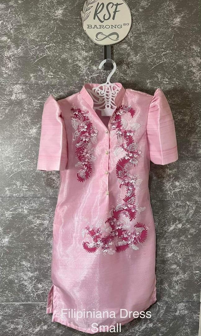 Modern Filipiniana/Ladies Barong Tagalog Dress/Barong Costume, Women's ...