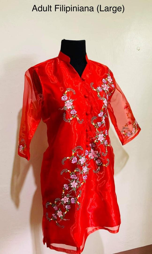 Modern Filipiniana/Ladies Barong Tagalog Dress/Barong Costume, Women's ...