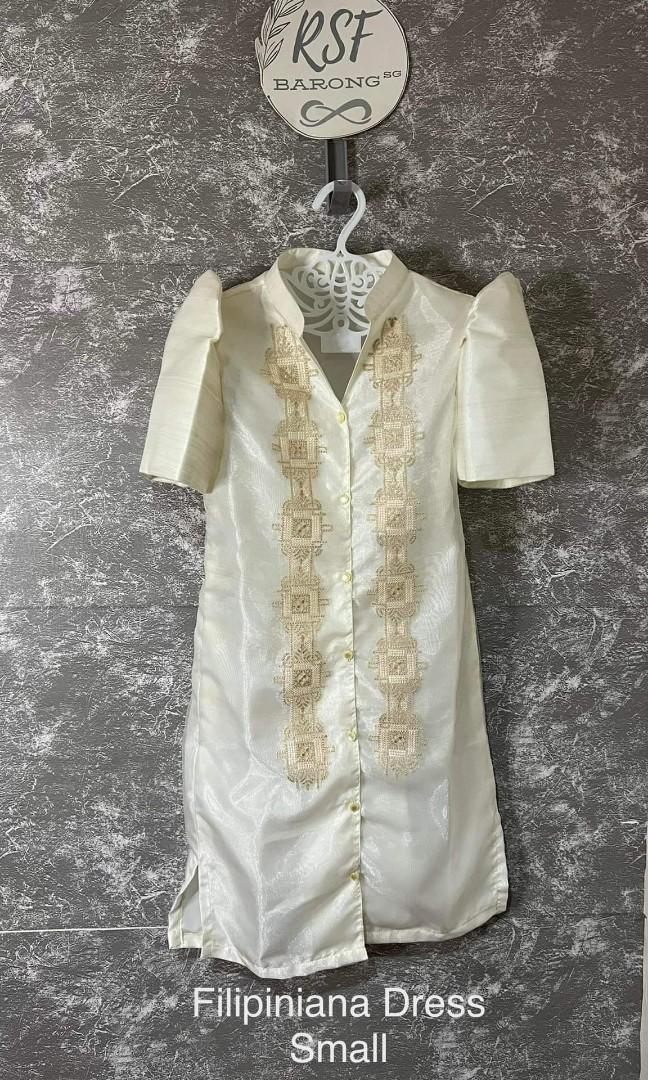 Modern Filipiniana/Ladies Barong Tagalog Dress/Barong Costume, Women's ...