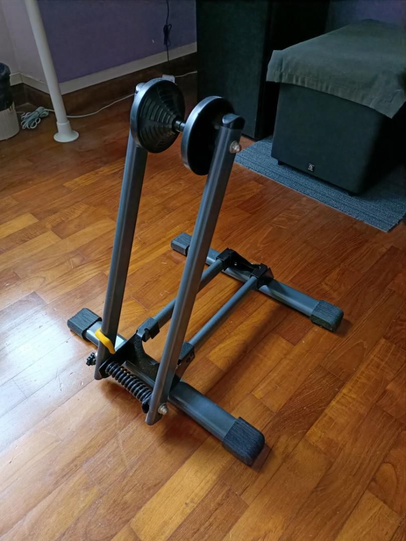Folding Bike Stand, Sports Equipment, Bicycles & Parts, Parts ...