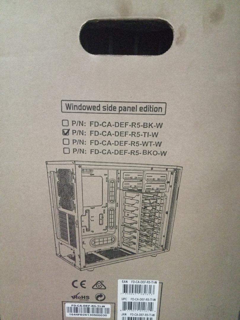 Fractal Design R5 with Glass Panel, Computers & Tech, Parts ...