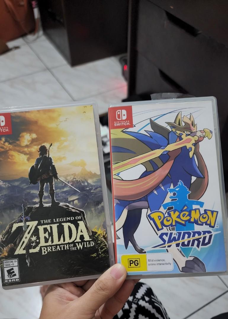 FS: Zelda BOTW & Pokemon Sword, Video Gaming, Video Games, Nintendo on ...