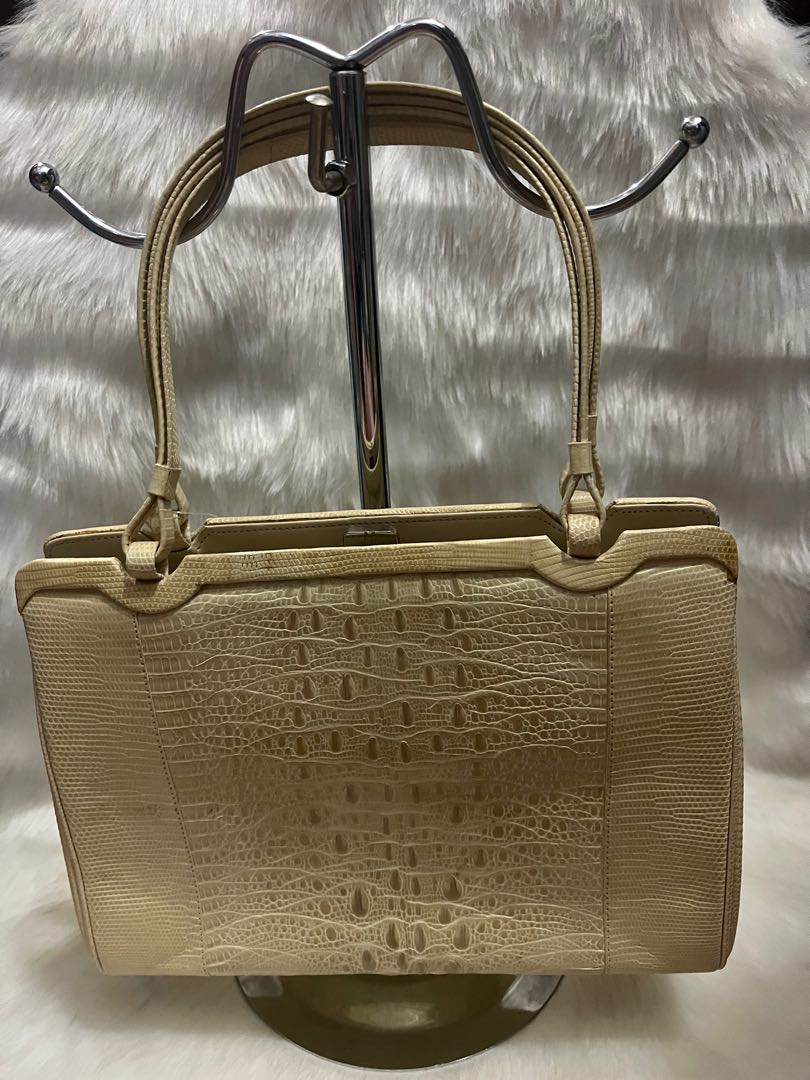 Genuine Lizard Skin Bag, Luxury, Bags & Wallets on Carousell