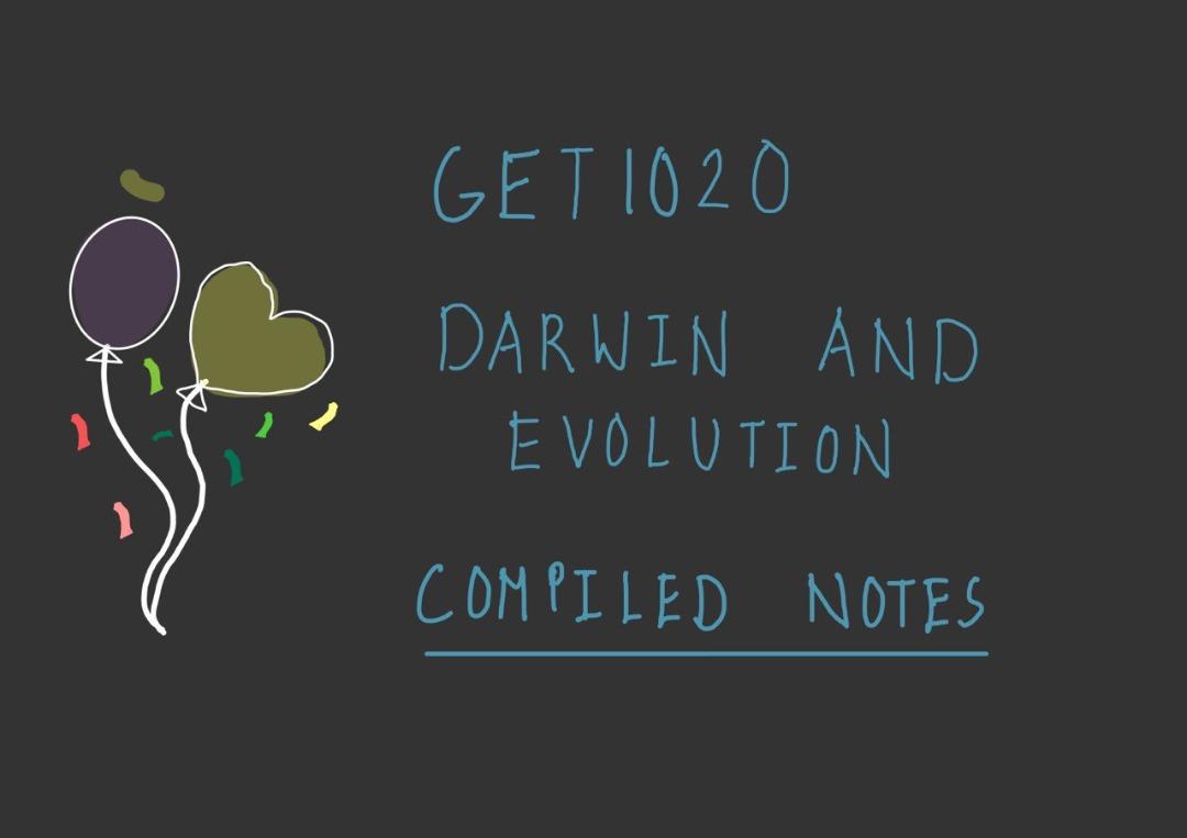 GET1020 Compiled Notes, Hobbies & Toys, Books & Magazines, Textbooks on ...