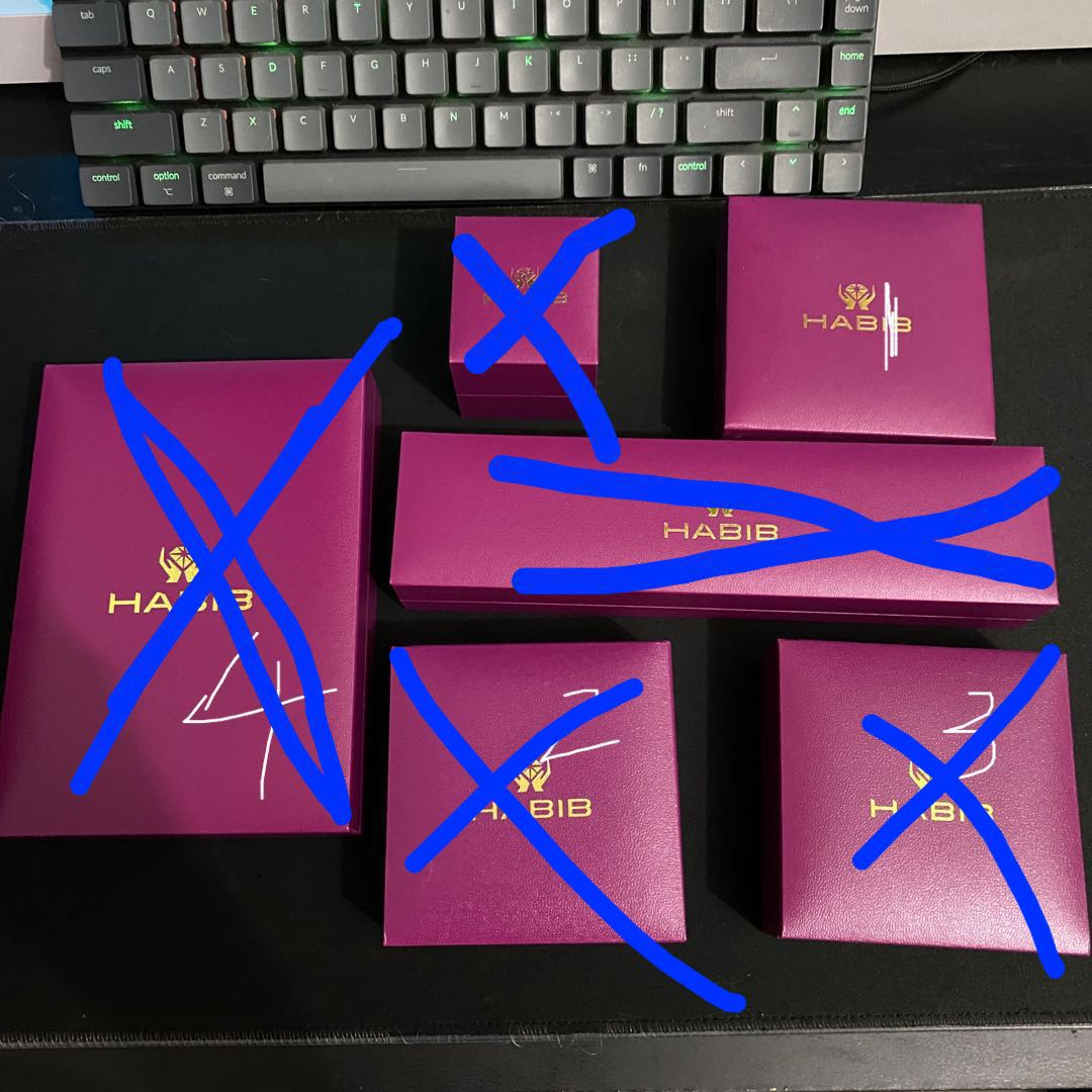 Habib jewel box, Luxury, Accessories on Carousell