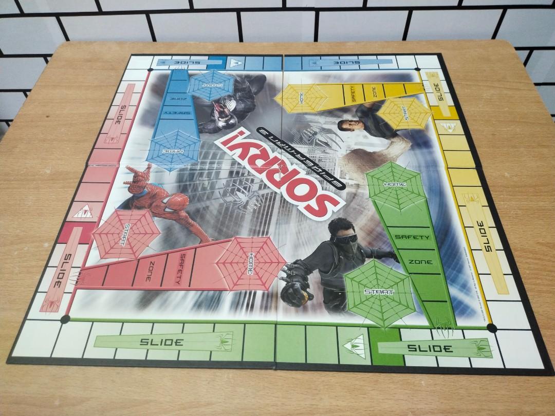 Hasbro Sorry! Spider-Man 3 Edition Boardgame, Hobbies & Toys, Toys ...