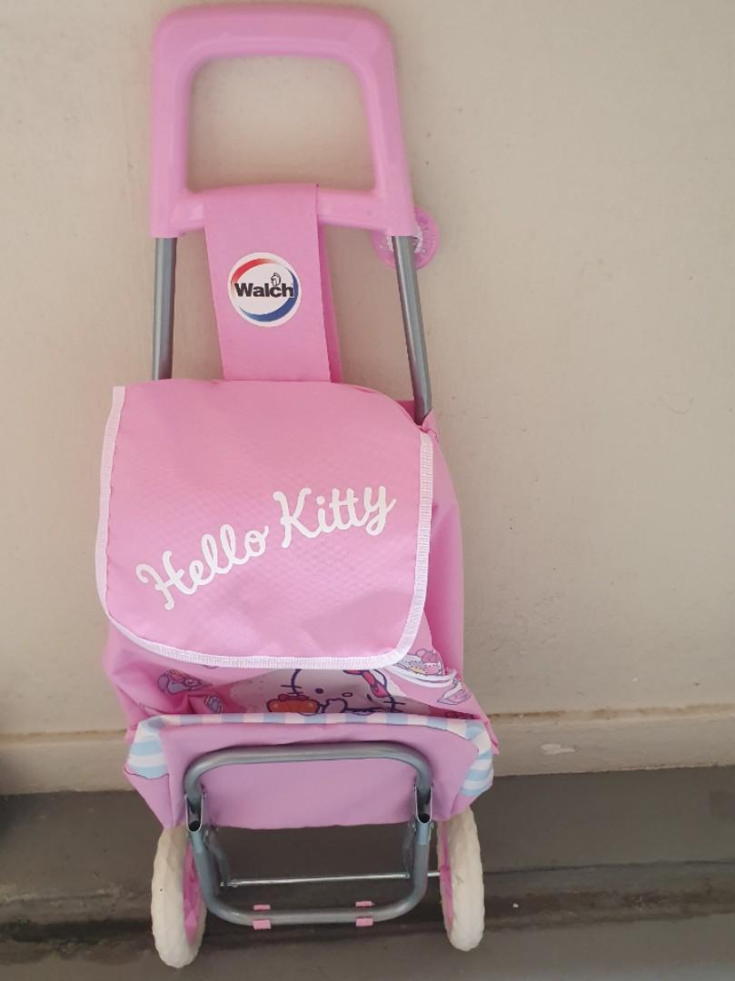 Hello Kitty (Walch) Trolley Bag, Furniture & Home Living, Home ...