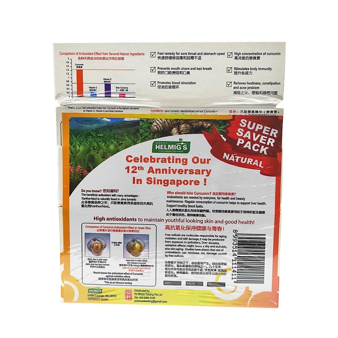 Helmig's Curcumin Concentrate Tablet 60+60 Tablets Exp 10/2025, Health ...