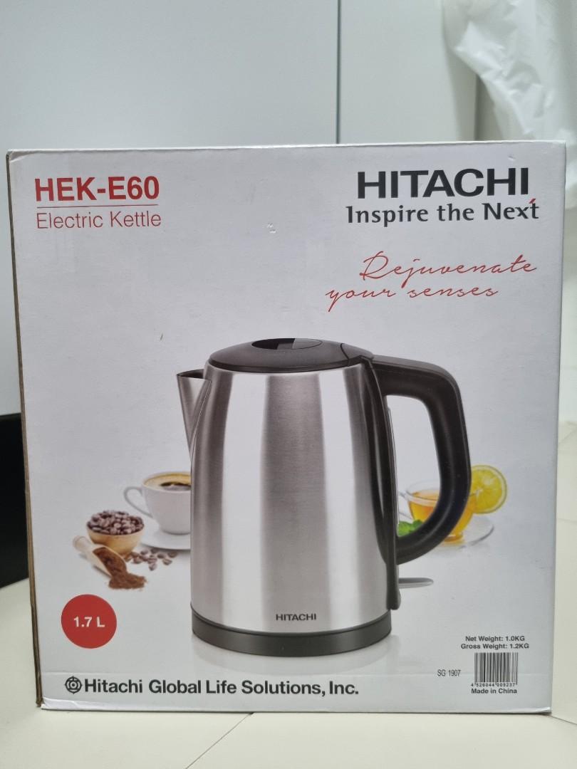 Hitachi Electric Kettle HEK-E60 1.7Litres, TV & Home Appliances ...