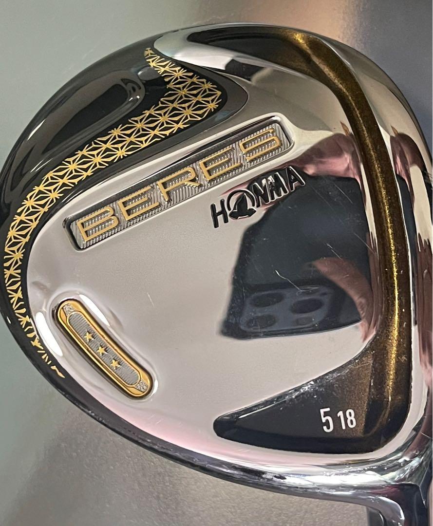 Honma Beres 07 3-Star 5 Wood 18 Regular w, Sports Equipment, Sports & Games, Golf on Carousell