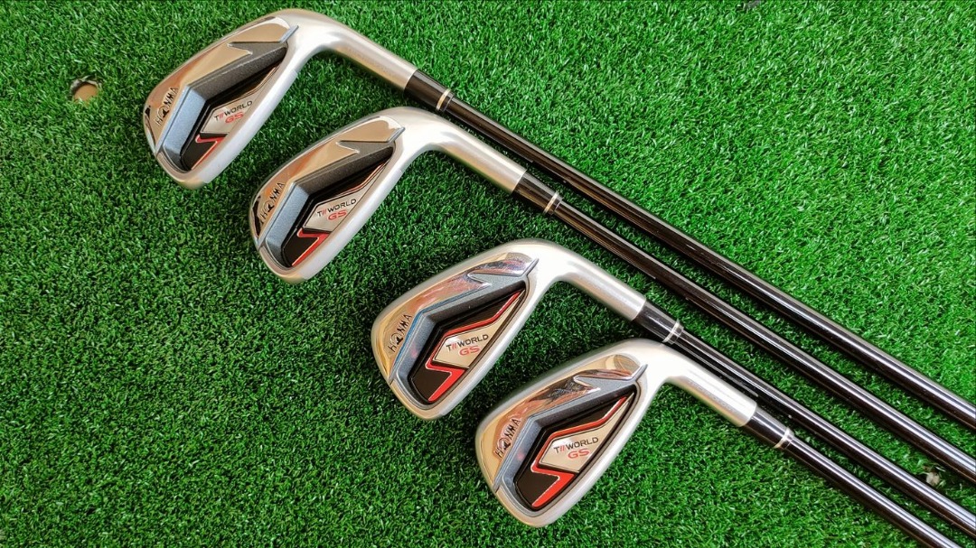 Honma Tour World GS 5S Graphite Golf Iron Set Regular, Sports Equipment ...
