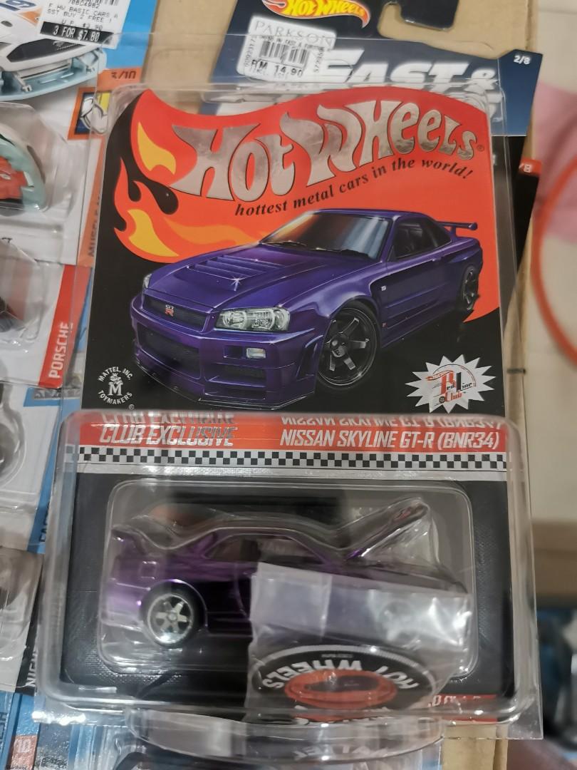 Hot wheels RLC Nissan Skyline GT-R R34 Purple, Hobbies & Toys, Toys ...