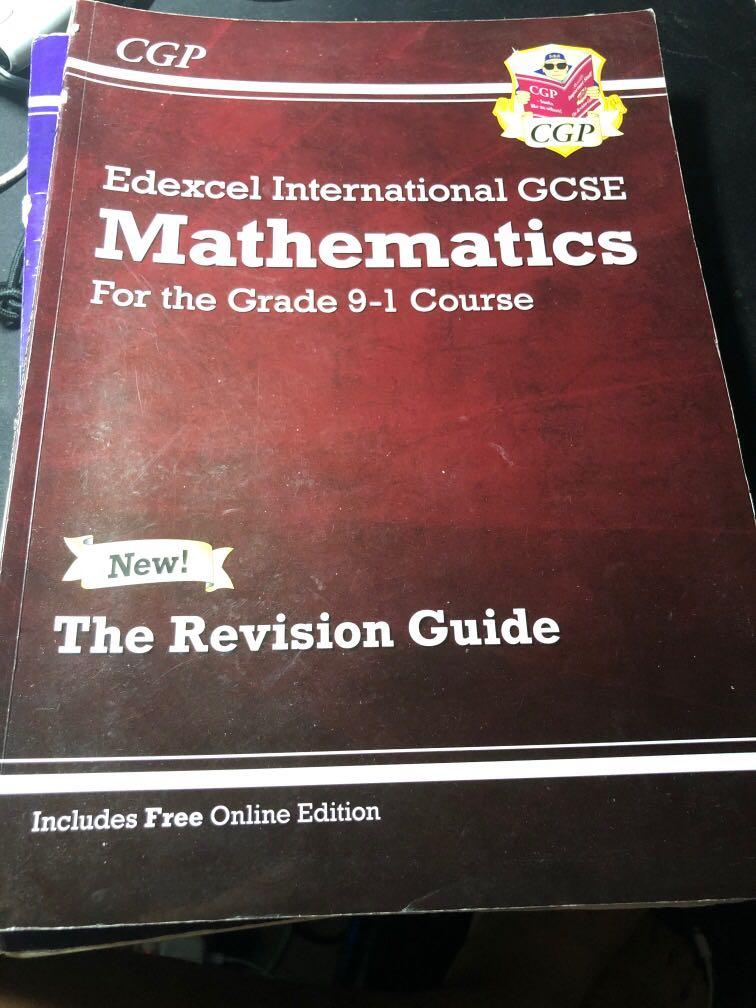 IGCSE Edexcel Maths Revision Guide, 興趣及遊戲, 書本 & 文具, 教科書 - Carousell