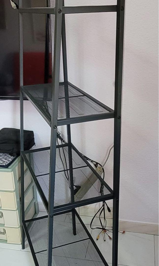 IKEA metal rack, Furniture & Home Living, Furniture, Shelves, Cabinets ...