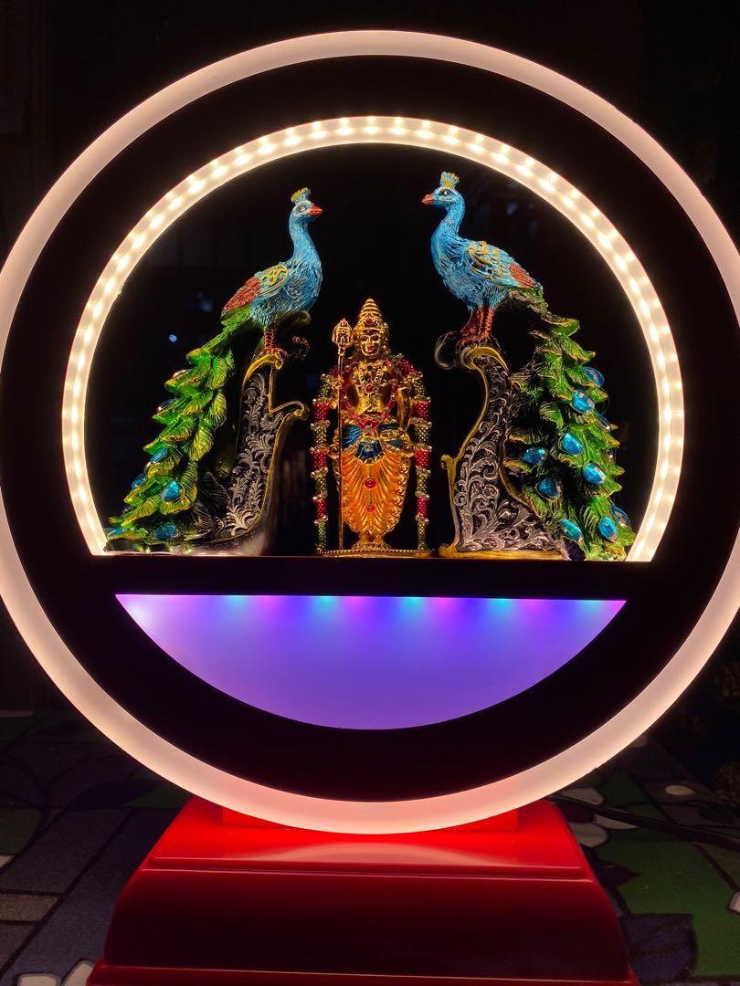 Indian god with led light, Furniture & Home Living, Home Decor, Other ...