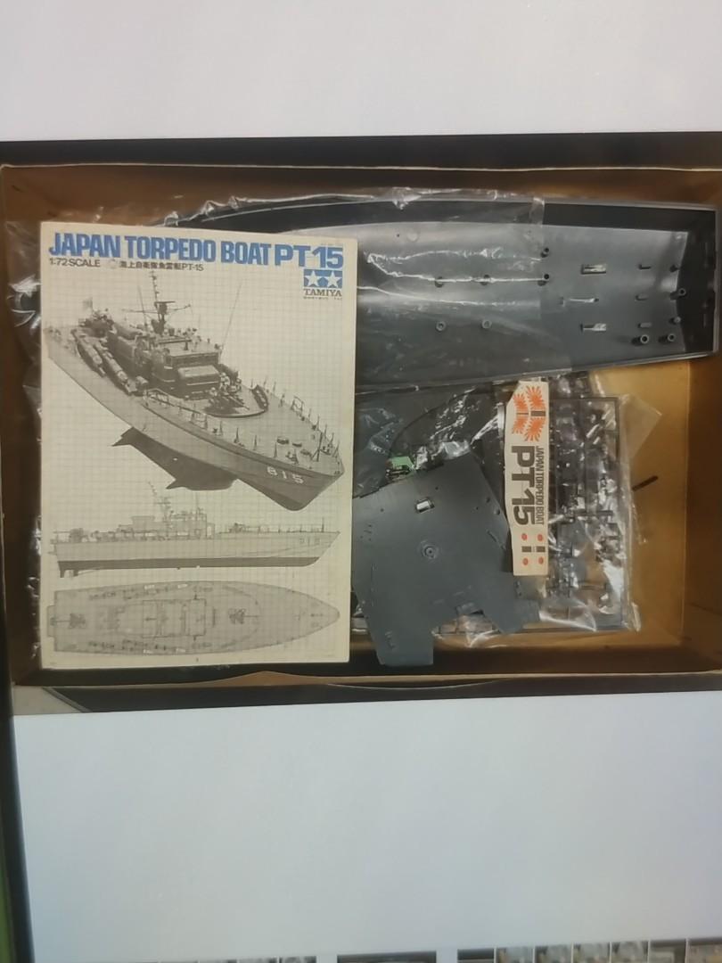 JAPAN TORPEDO BOAT PT15 1:72 TAMIYA 7202, 興趣及遊戲, 收藏品及紀念品, 古董收藏 - Carousell